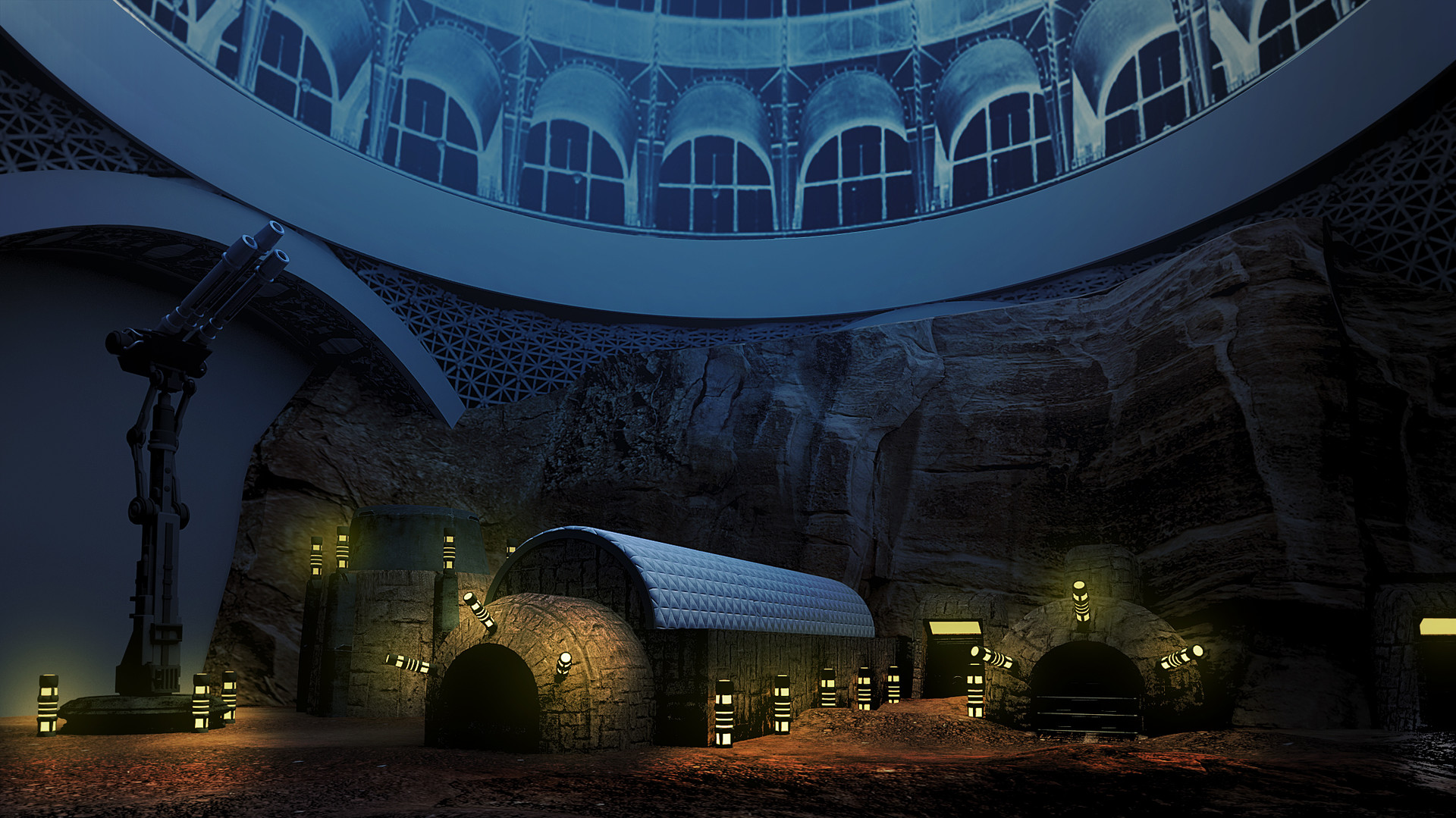 ArtStation - Mars-Tefo interior concept