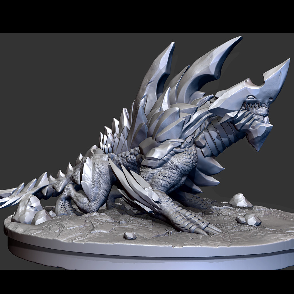 ArtStation - ICE DRAGON
