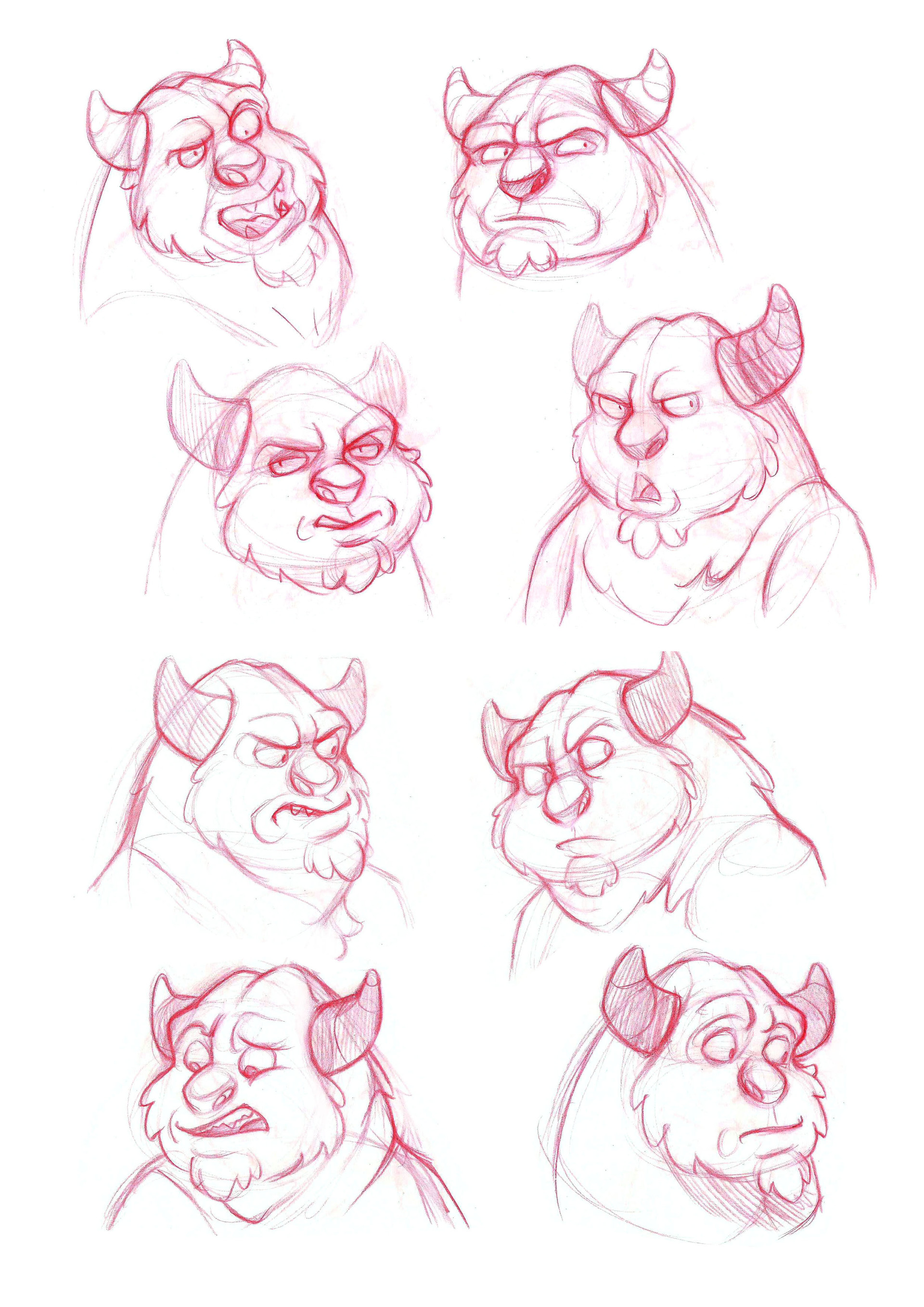 ArtStation - Shadow Monster-Sketches