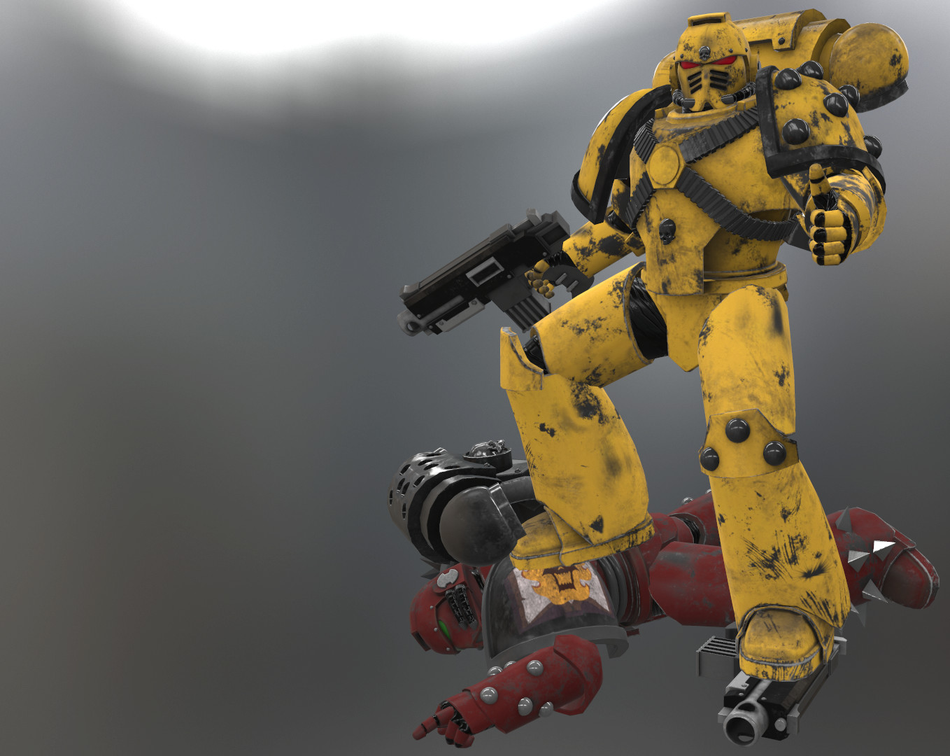 ArtStation - WIP Creative Media Project - Horus Heresy Space Marines ...