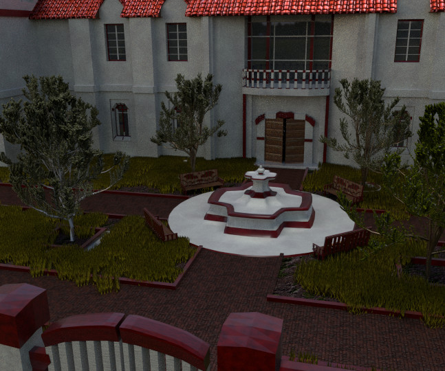 ArtStation - Scarlet Devil Mansion