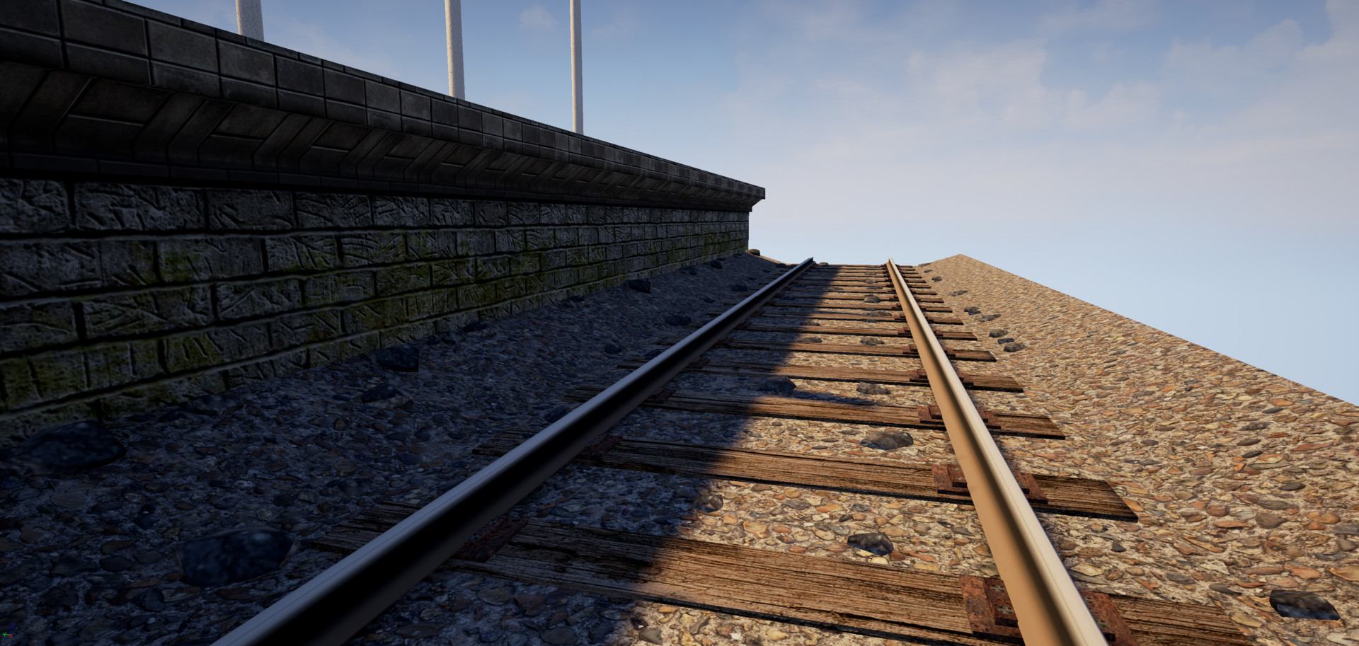 ArtStation - Train Track - Low Poly/Modular - WIP