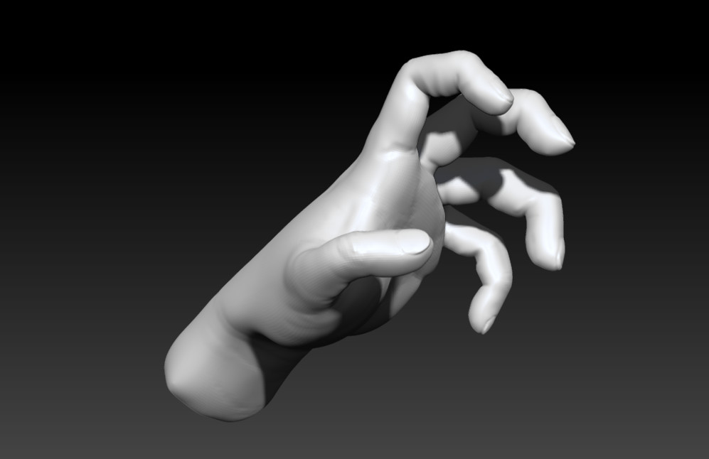 ArtStation - Hand Sculpt - Crazy Hand