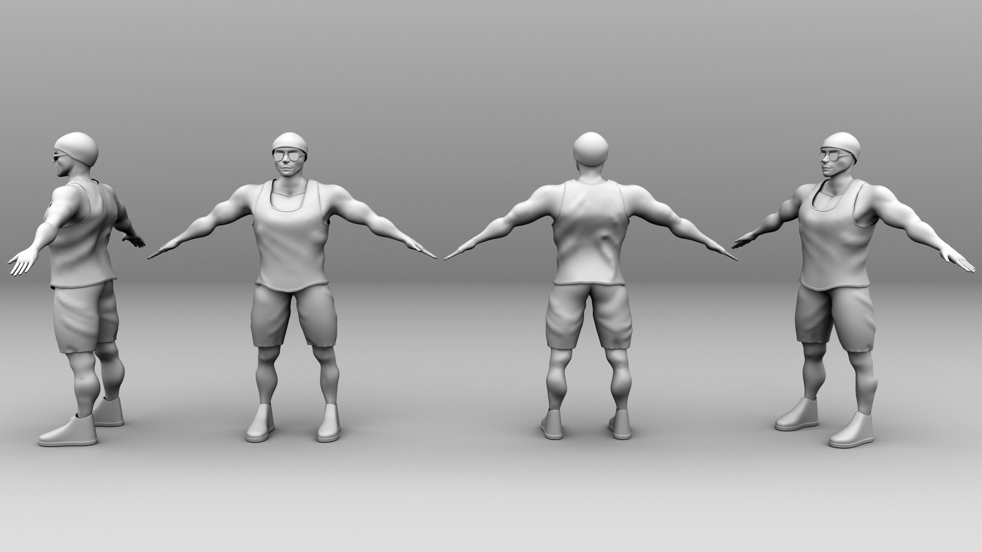 ArtStation - Muscular Man
