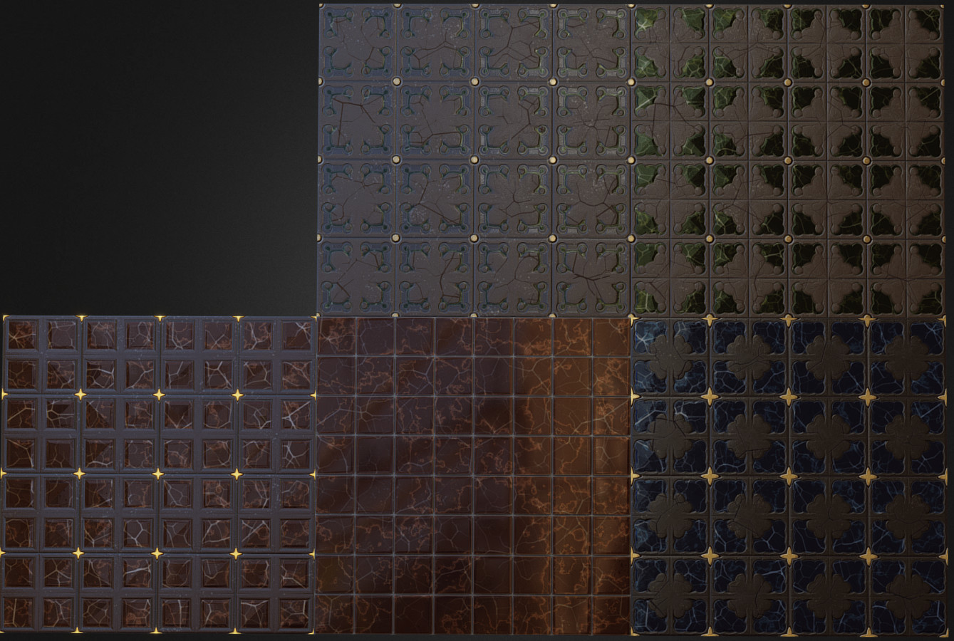 ArtStation - Procedural tile (5 units) (WIP)
