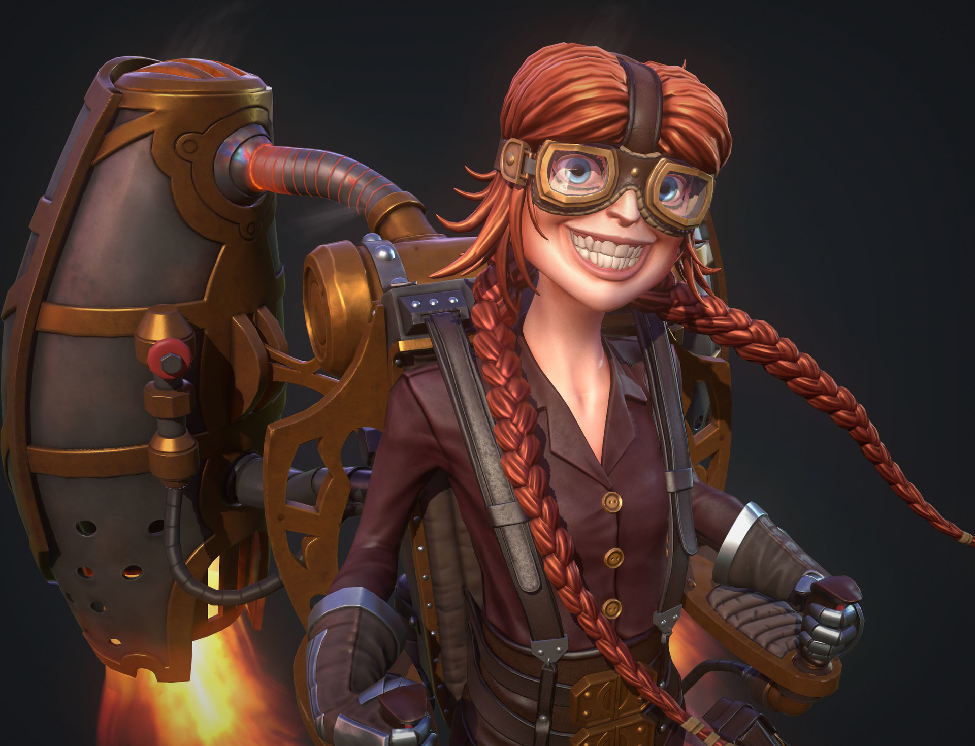 ArtStation - Hover girl