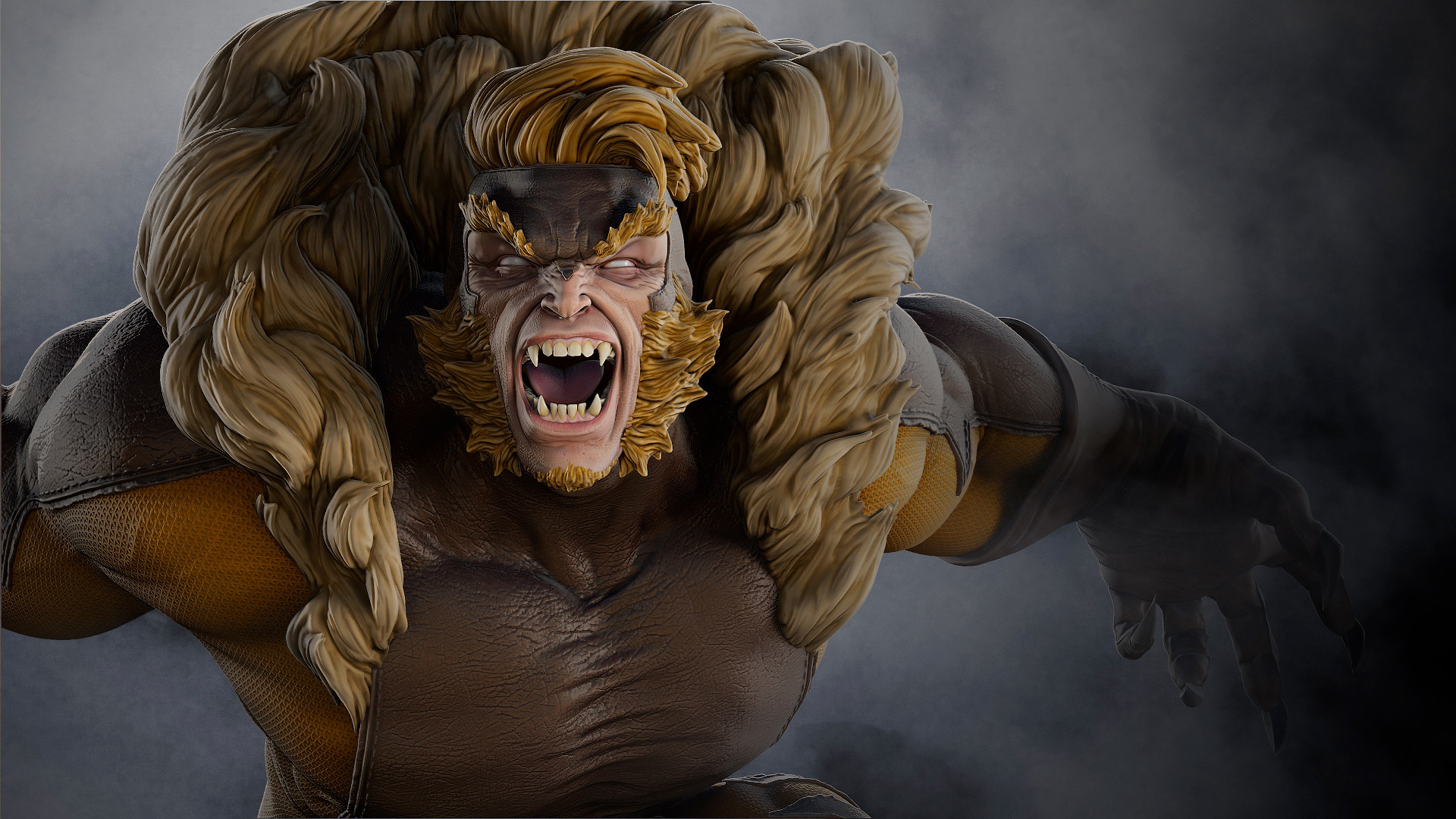 ArtStation - Sabretooth Painted