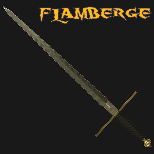 ArtStation - Flamberge Sword