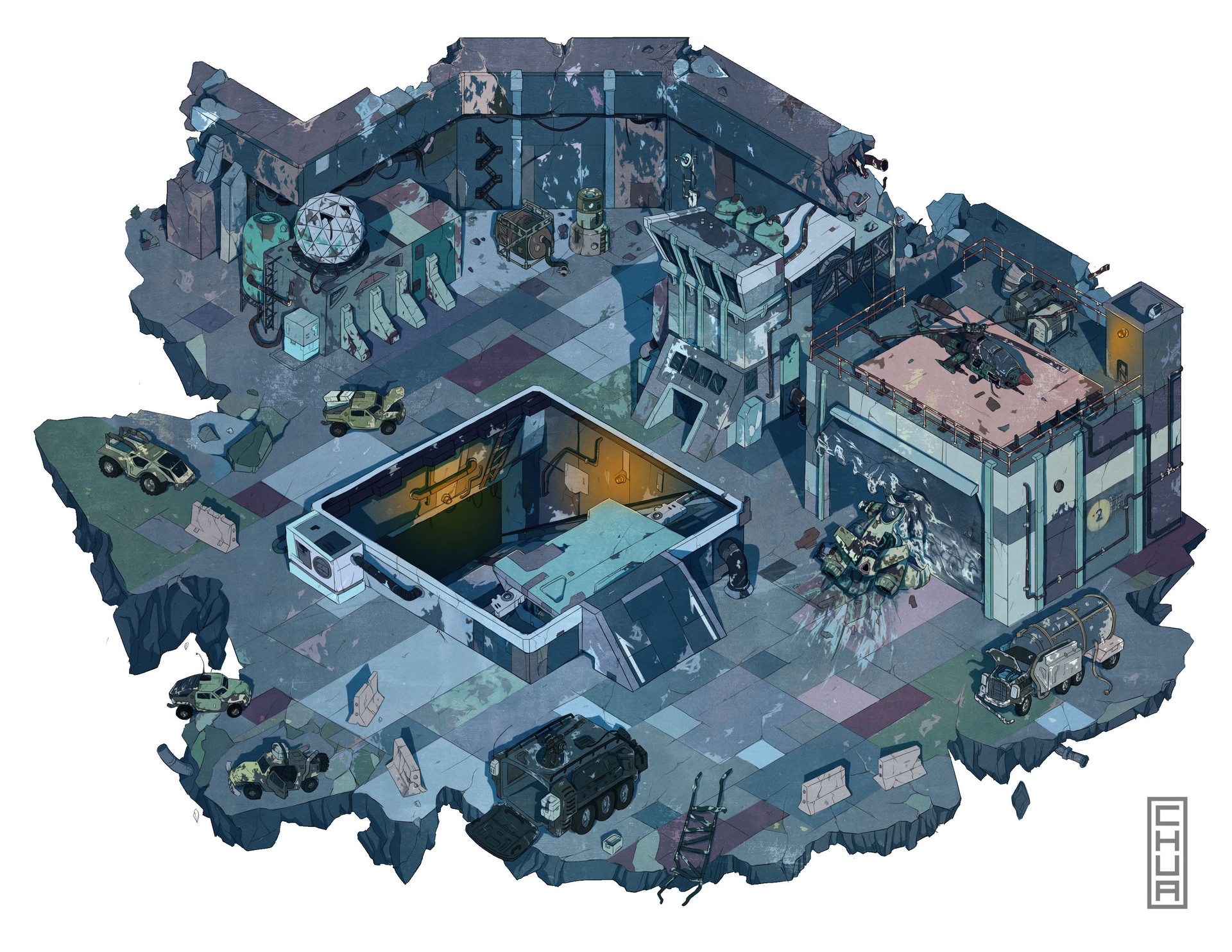 ArtStation - Environment Concept Diorama #7