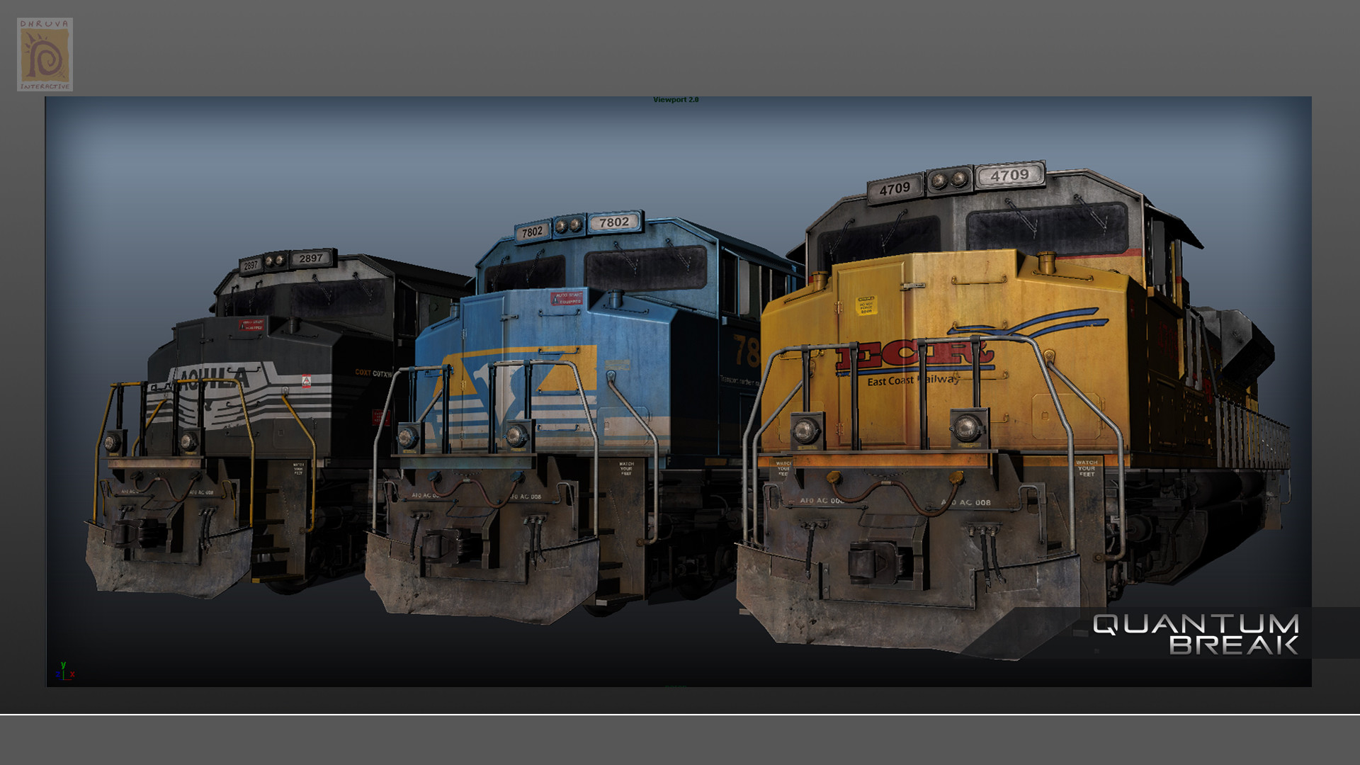 ArtStation - Locomotive (Quantum Break)