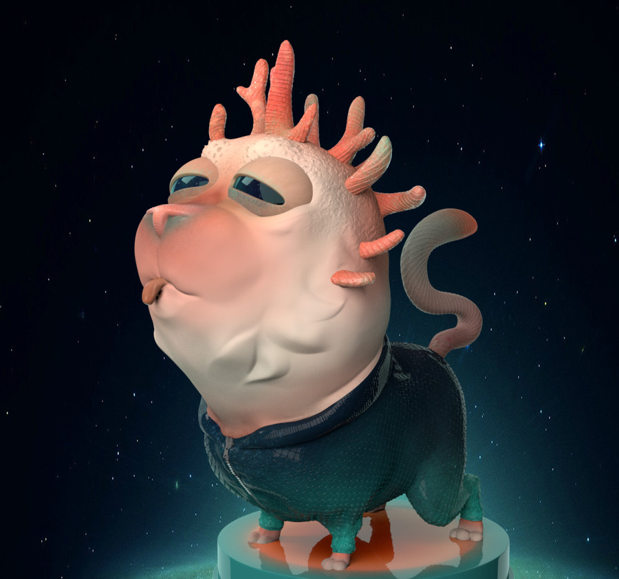 ArtStation - Coral Cat