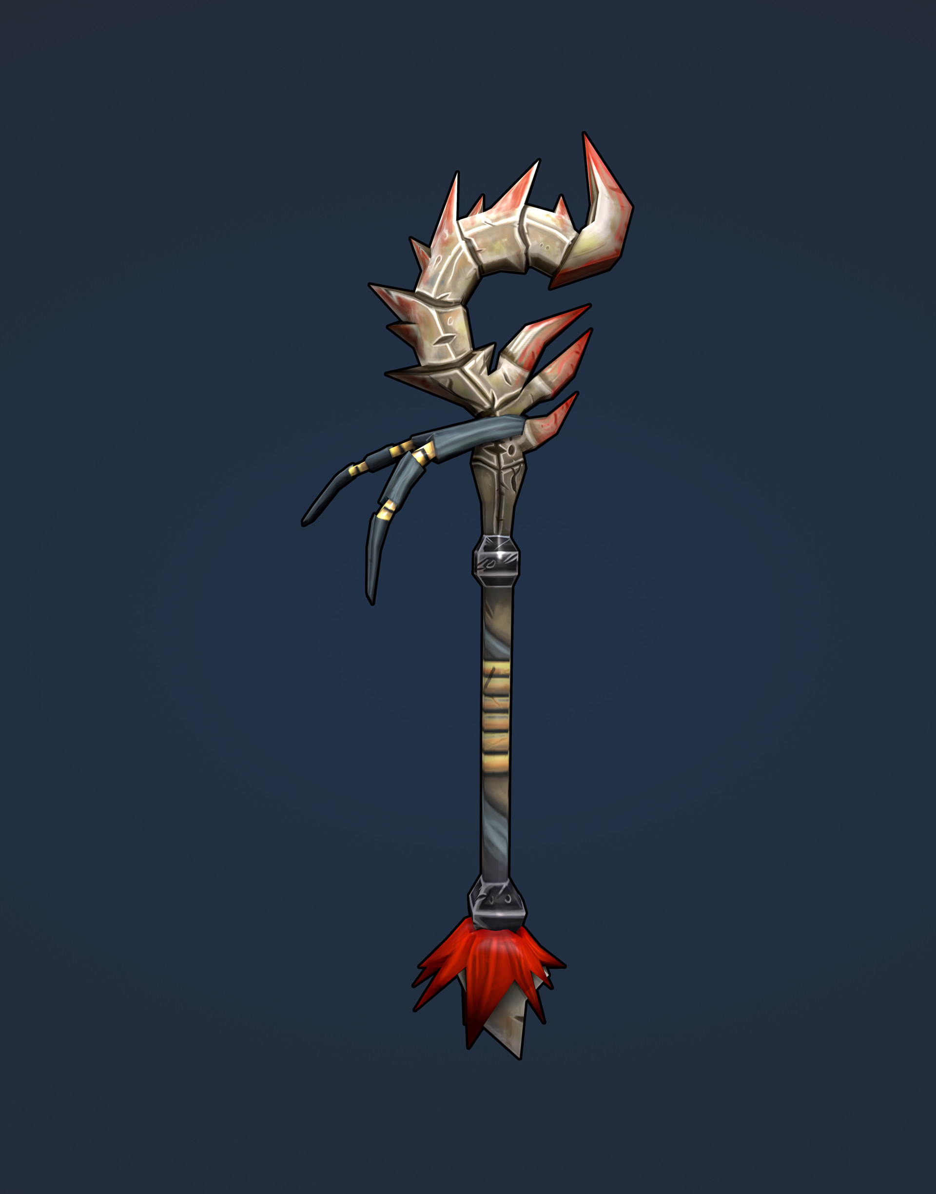 ArtStation - Fel Stalker Staff - World of Warcraft Fan Art - Concept Design