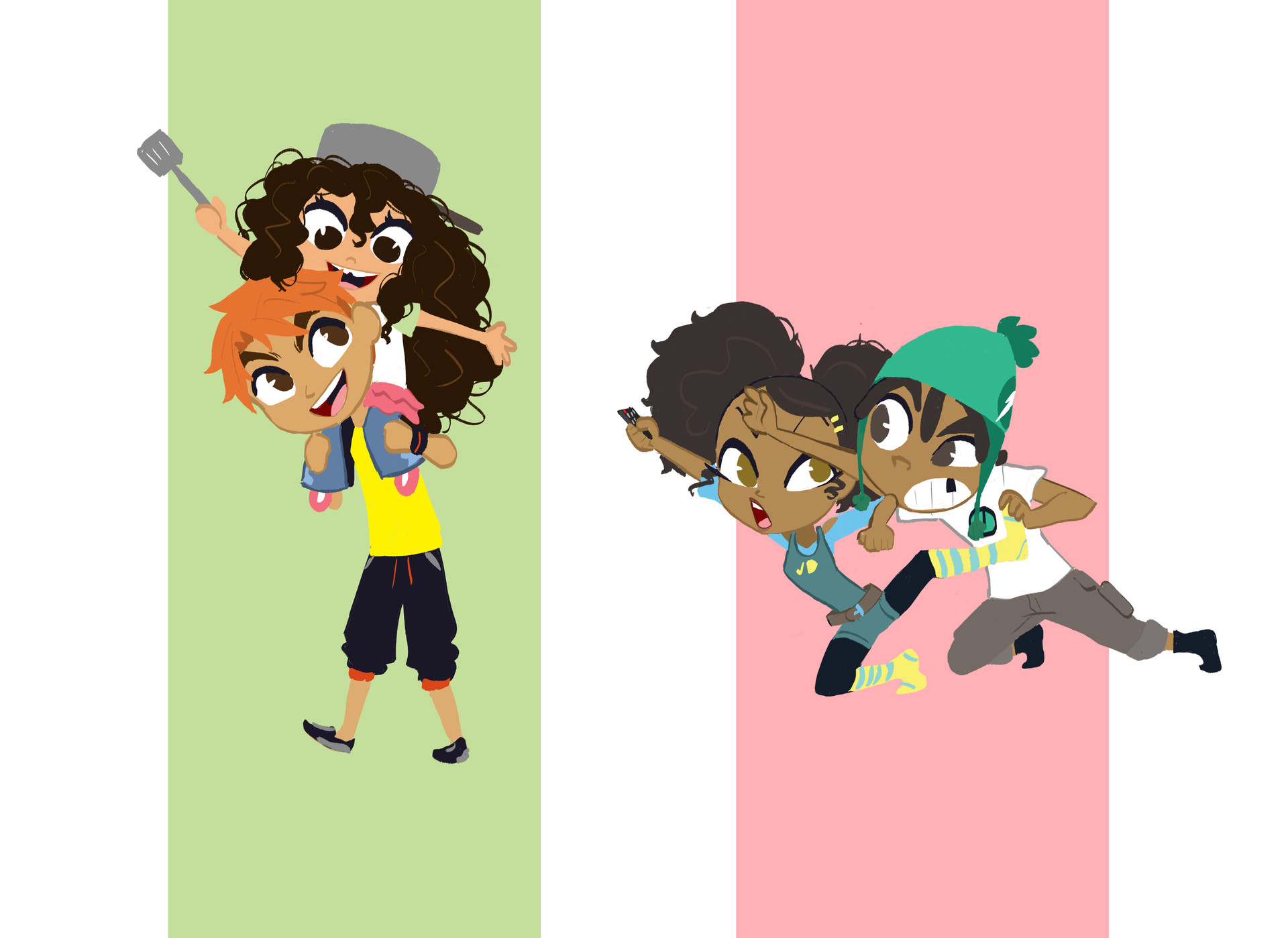 ArtStation - Chibi Siblings