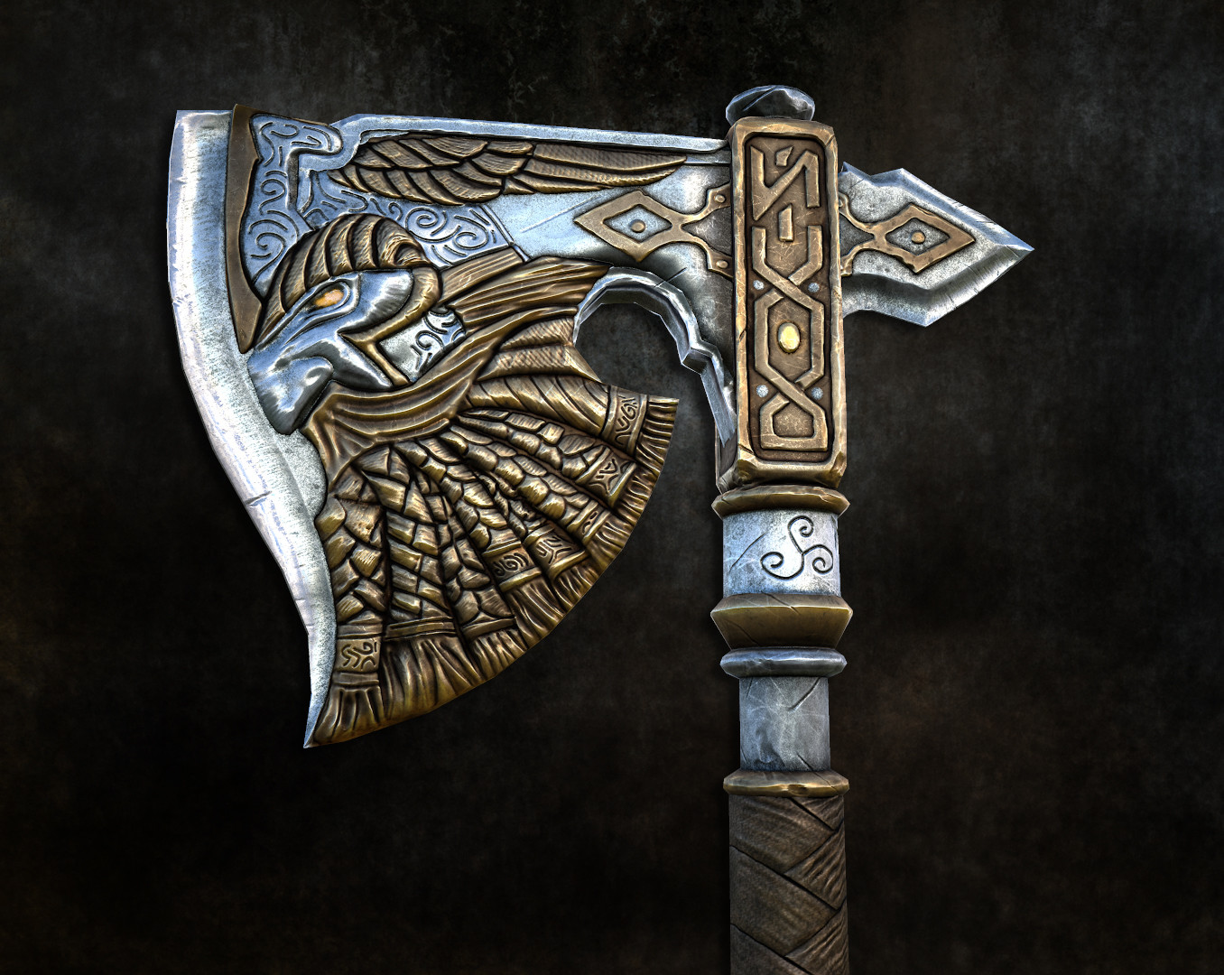 ArtStation - Viking Axe
