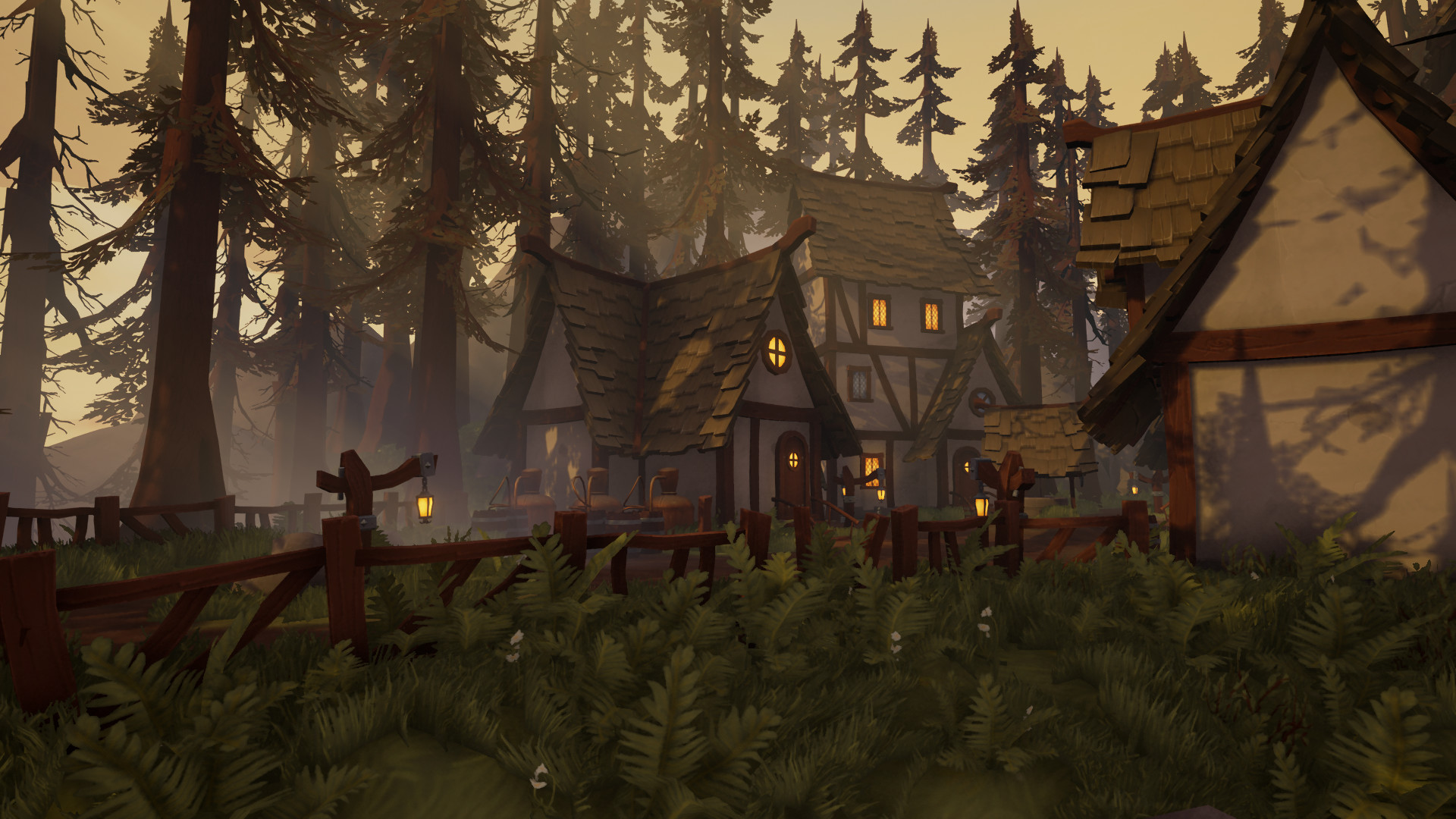 ArtStation - Forest Village