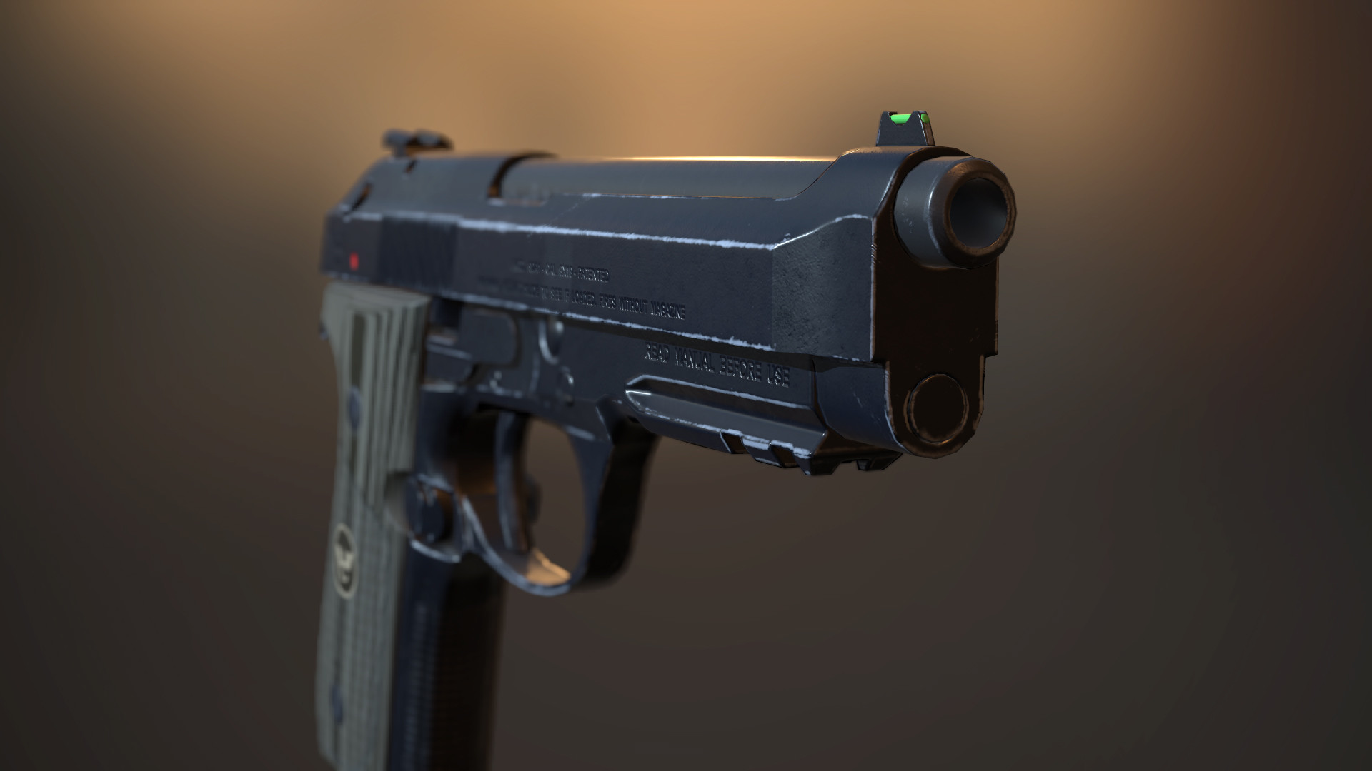 ArtStation - Beretta 92 Wilson Combat Custom
