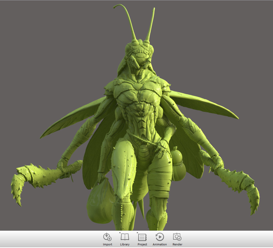 ArtStation - Cricket warrior