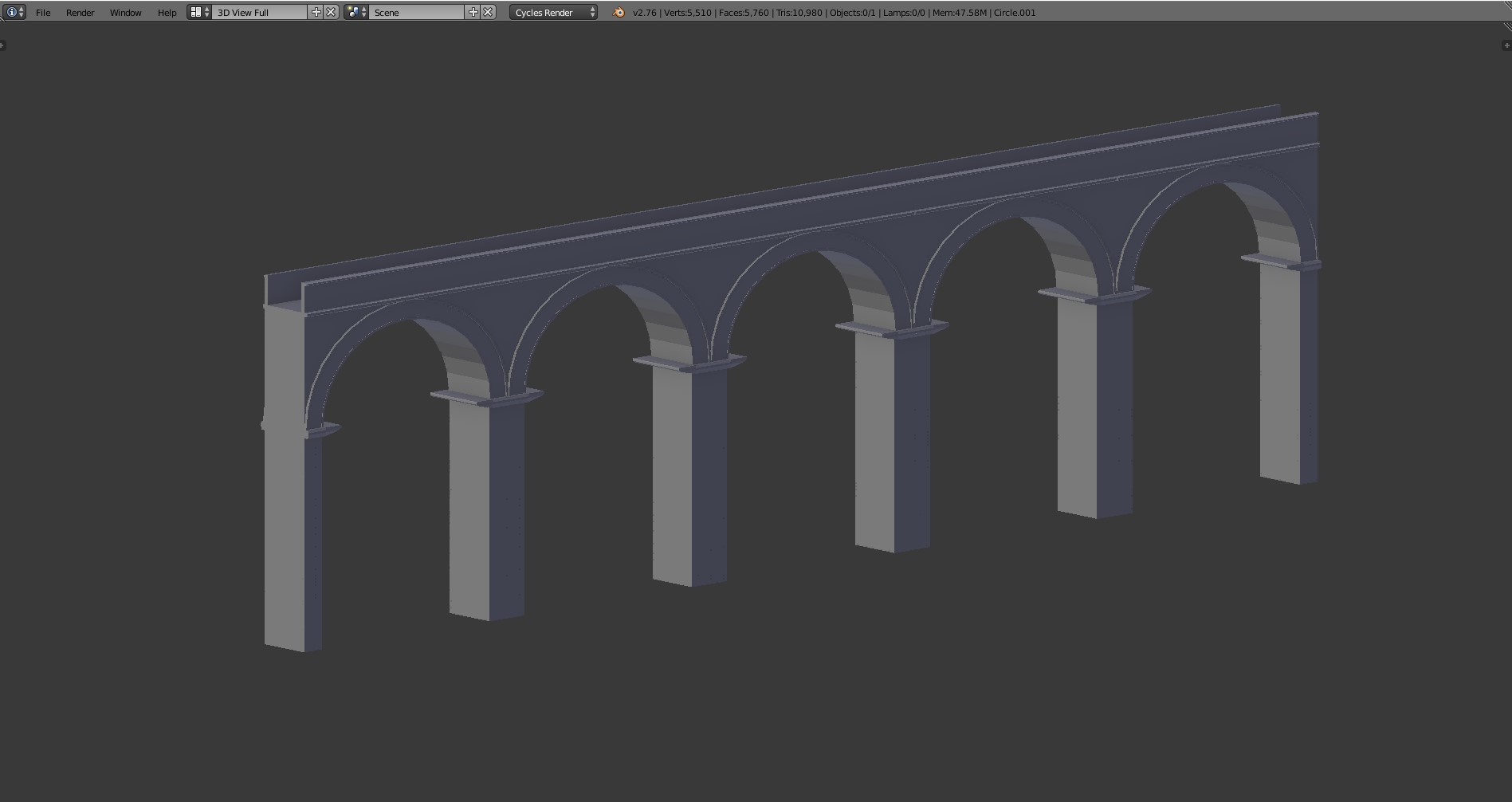 ArtStation - Aqueduct Model