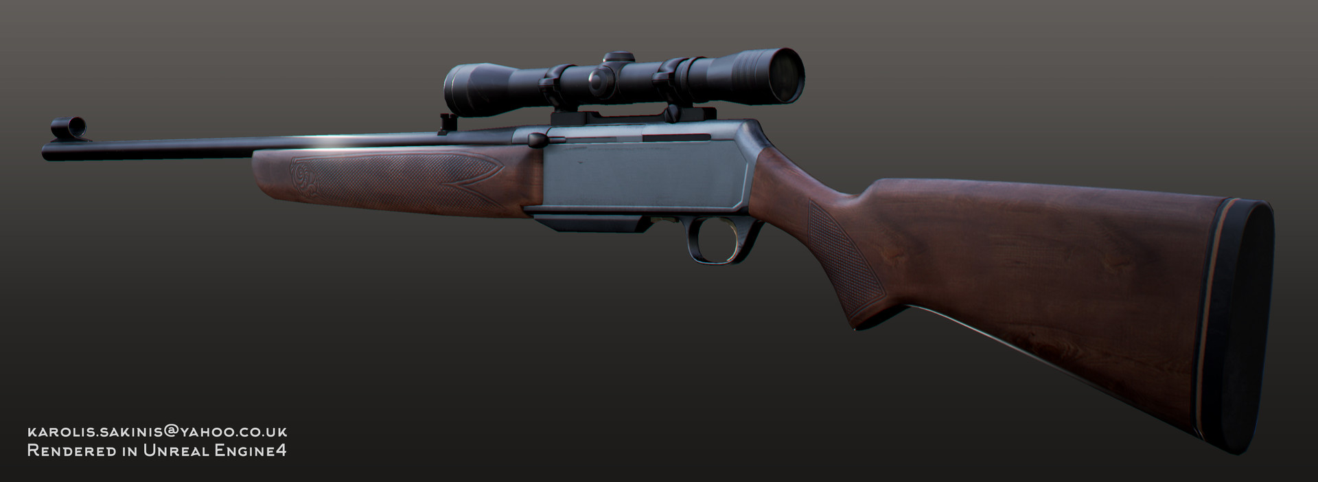 ArtStation - Hunting Rifle