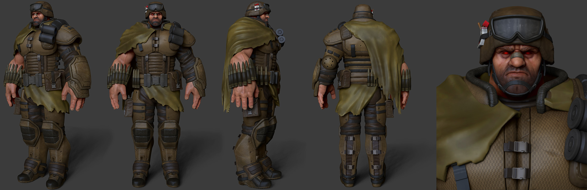 ArtStation - SMITE_Ares Soldier