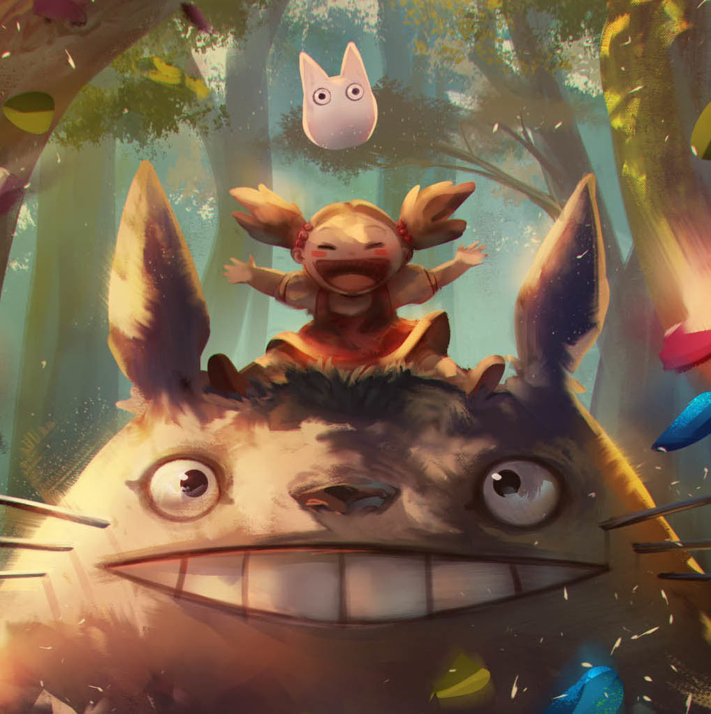 ArtStation - Tribute to TOTORO!