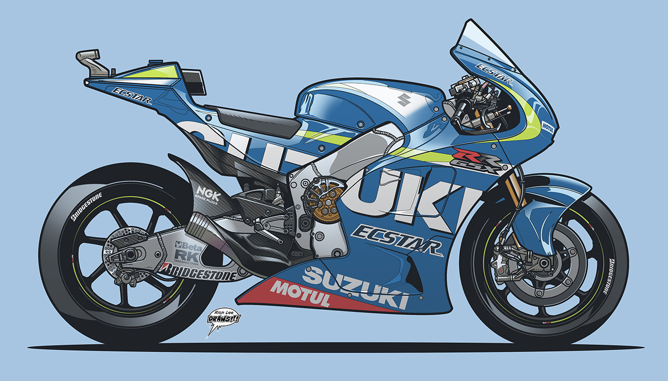 ArtStation - Suzuki GSX-R 30 Years of Performance