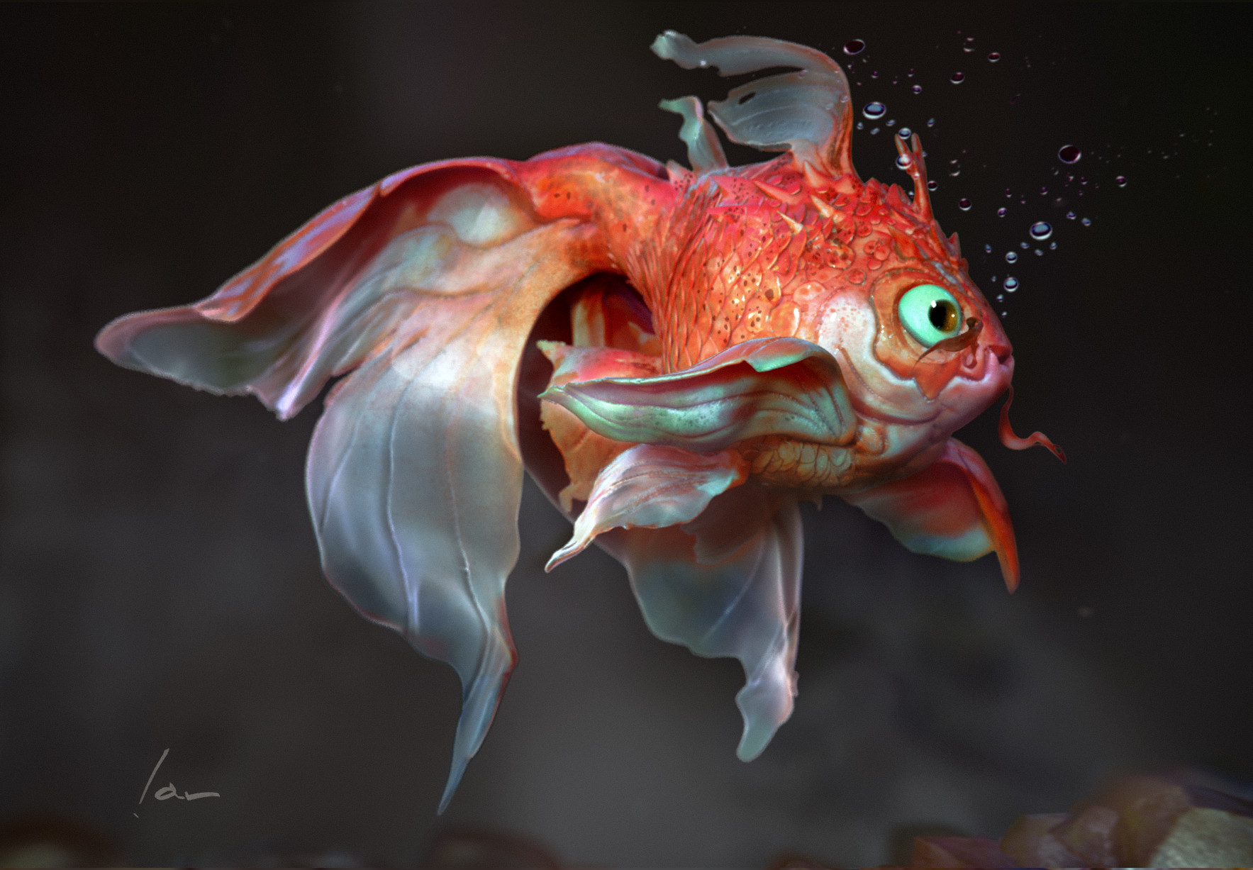 ArtStation - dragon fish