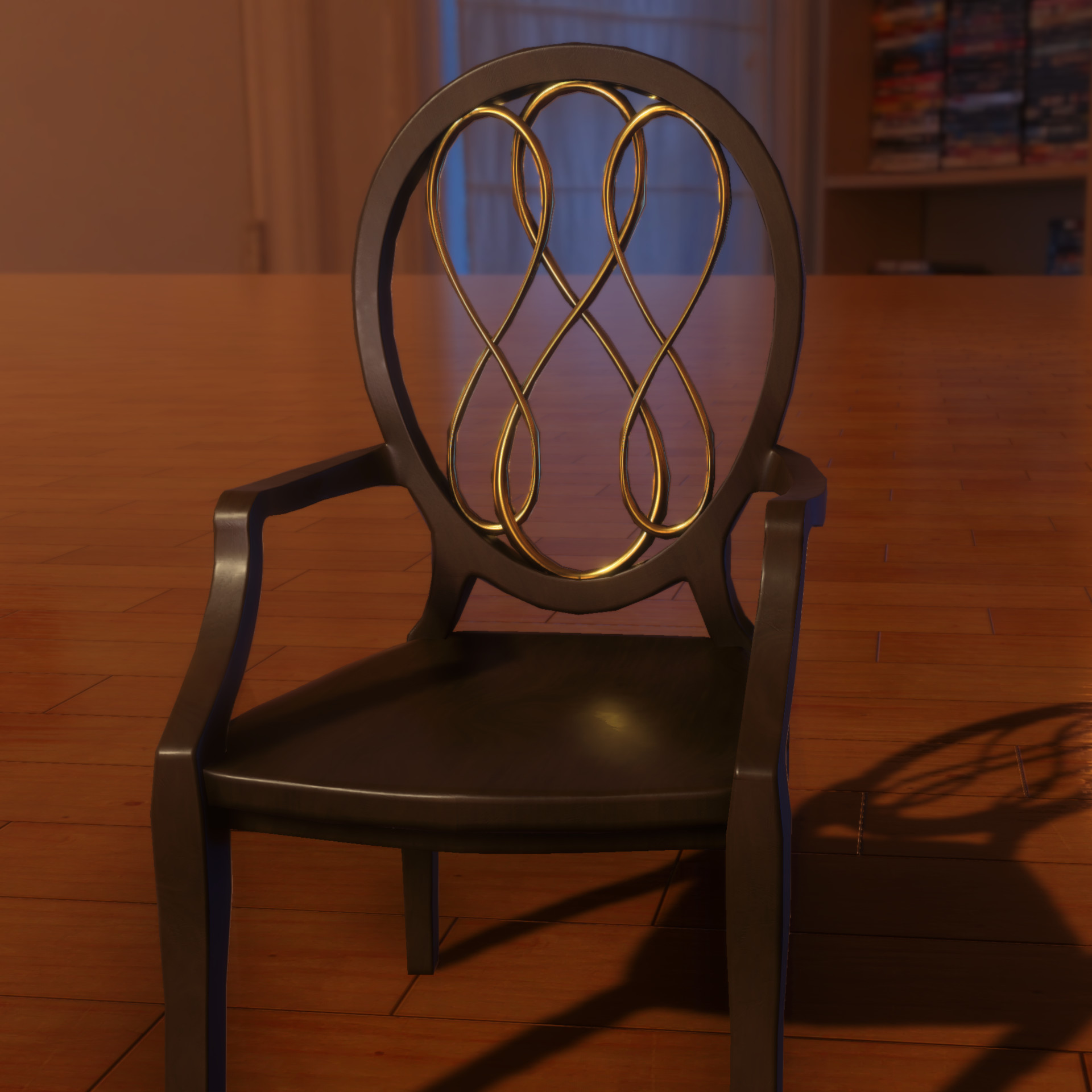 ArtStation - Wooden Chair Game Asset