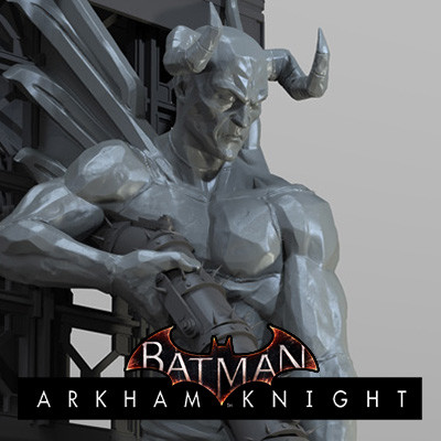 ArtStation - Arkham Knight - Bridge Statue
