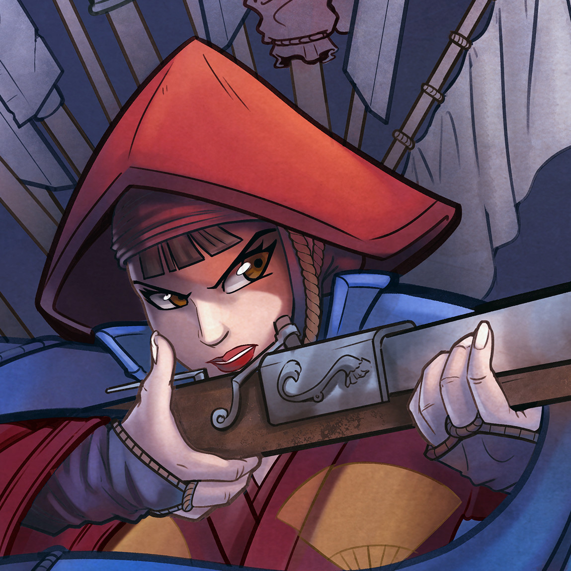 ArtStation - Lady Eboshi vs The Wolf Goddess Moro