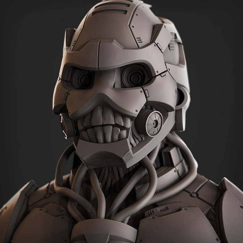 ArtStation - Sci-Fi Bust