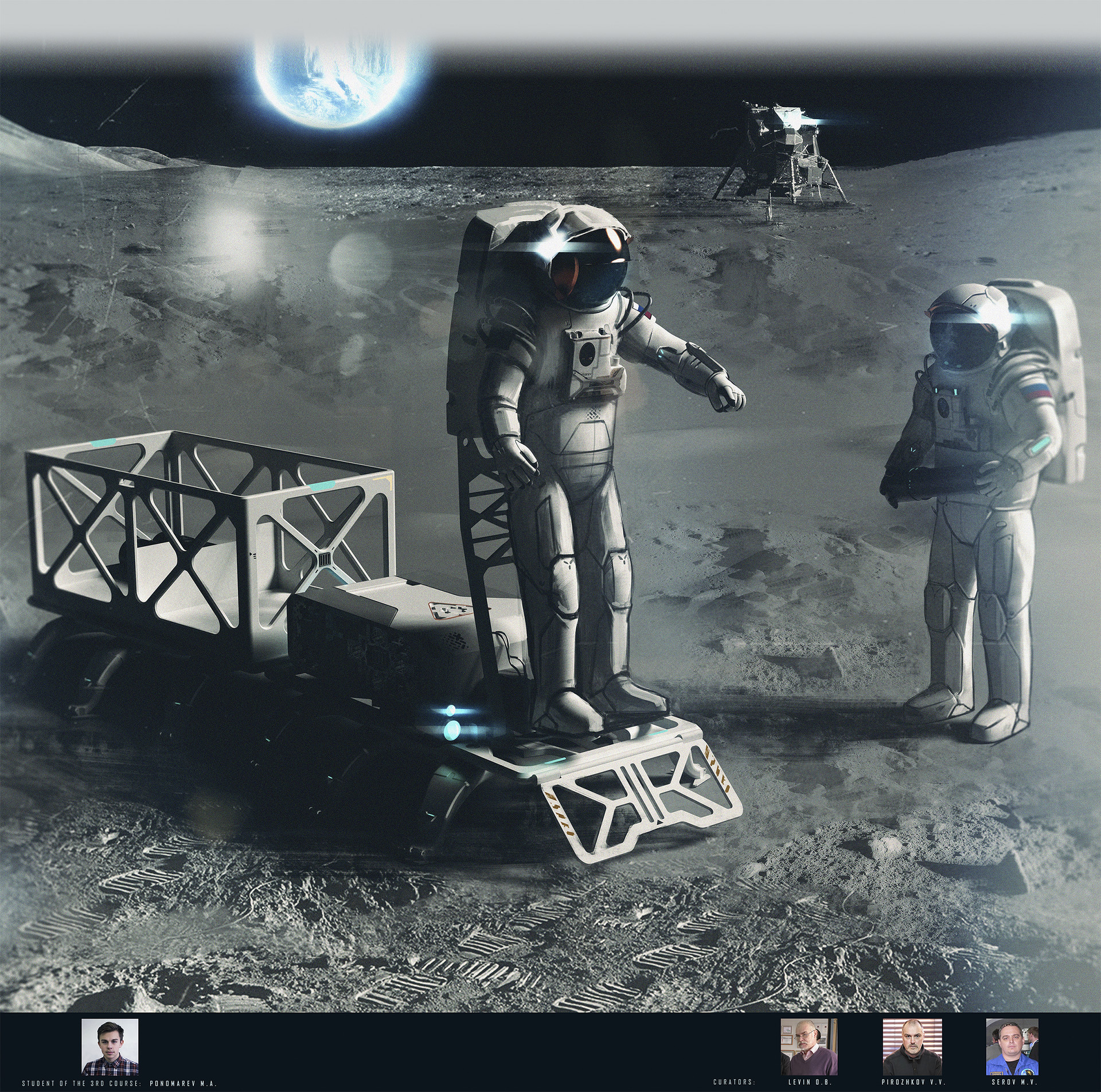 ArtStation - MOON ROVER