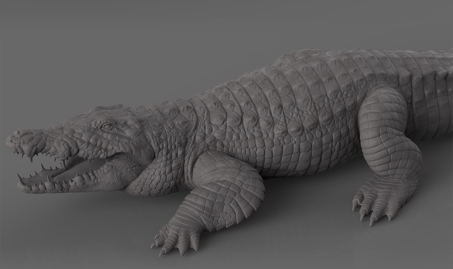 ArtStation - Nile Crocodile Study