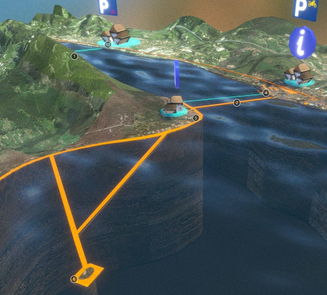 ArtStation - The Floating Piers Map