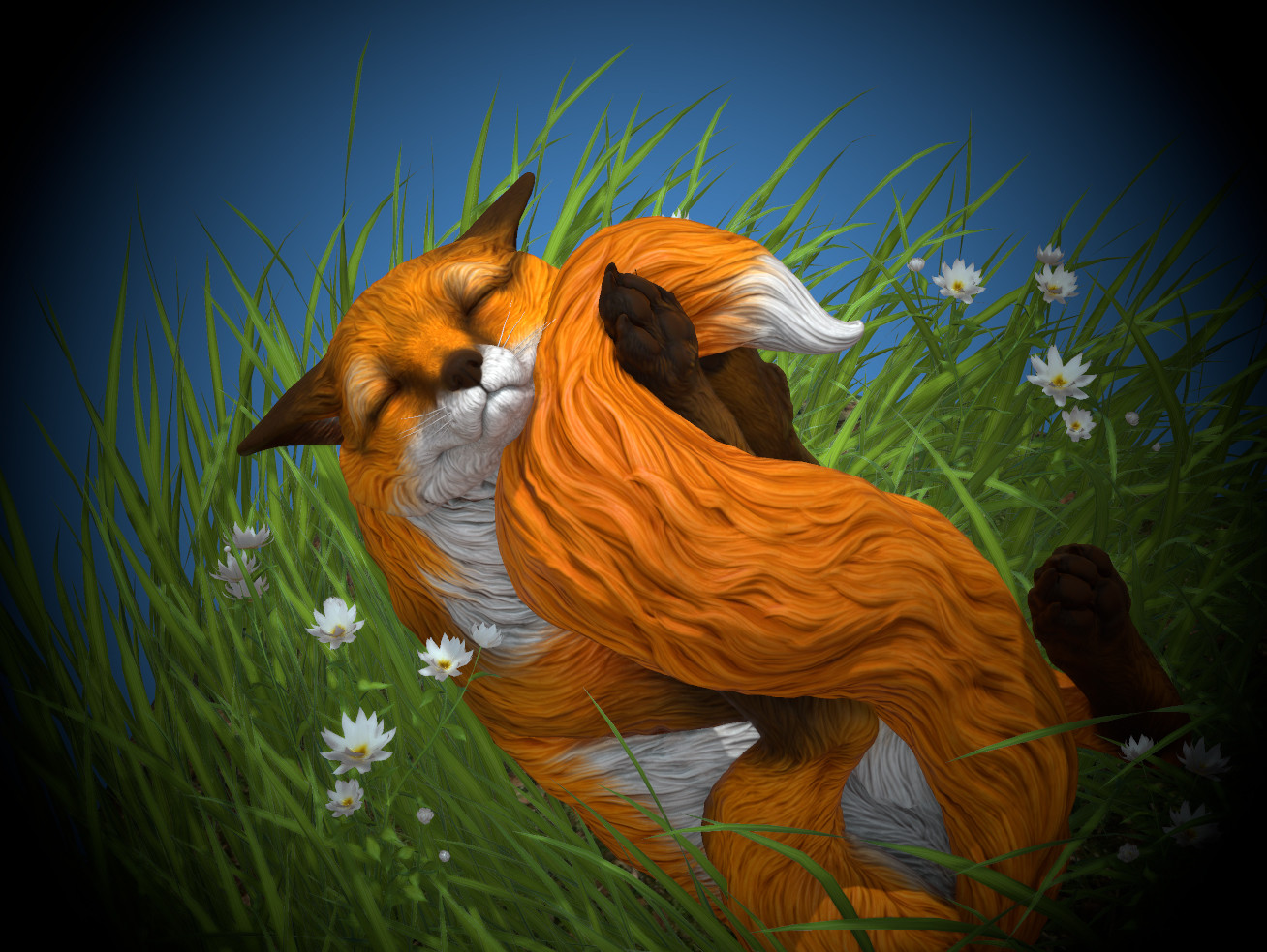 ArtStation - Oh my god, what a beautiful tail! ;)