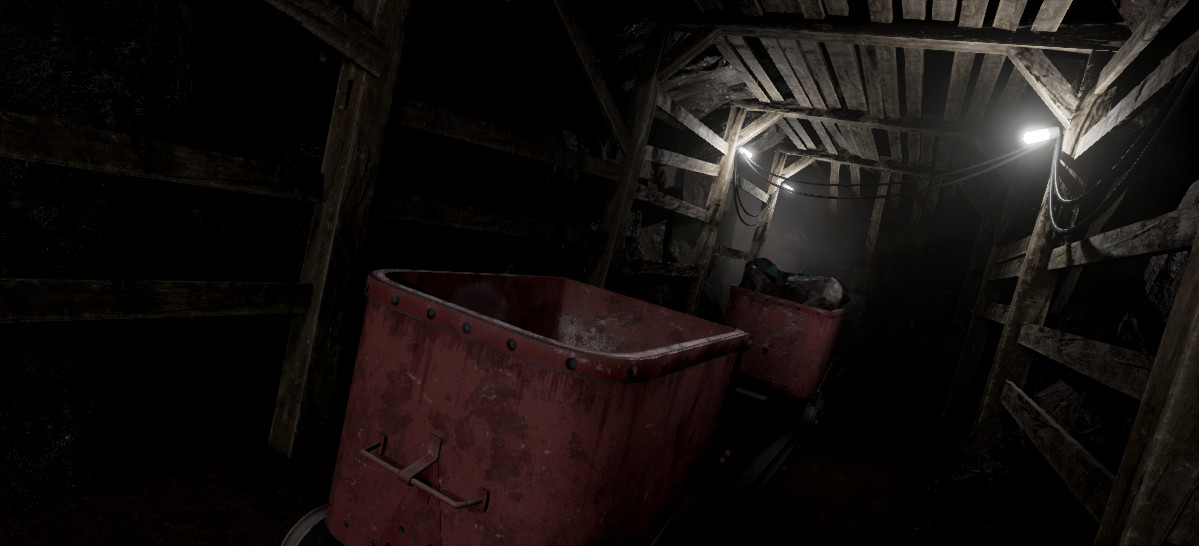 ArtStation - Collapsing Mine Shaft