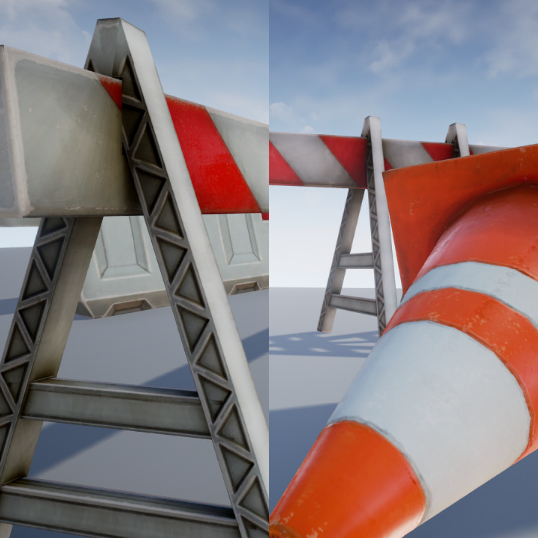 ArtStation - Road Objects, Little Child