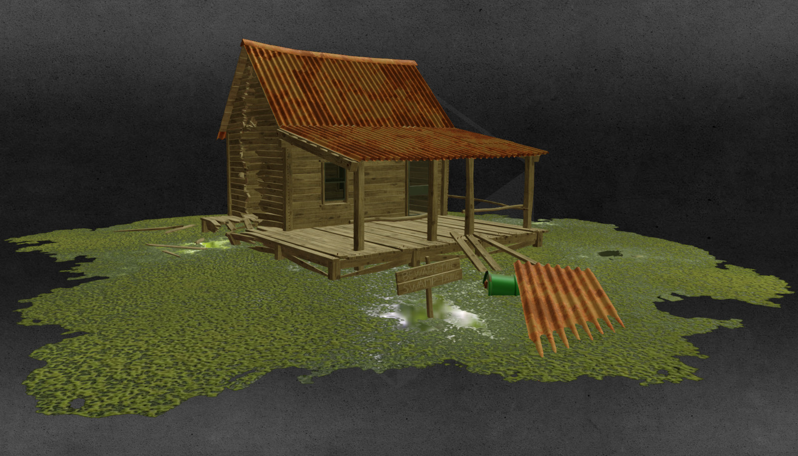 ArtStation - Swamp House