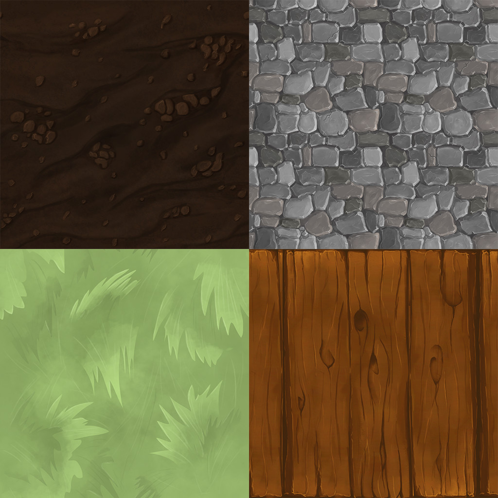 ArtStation - Handpainted Environment Textures