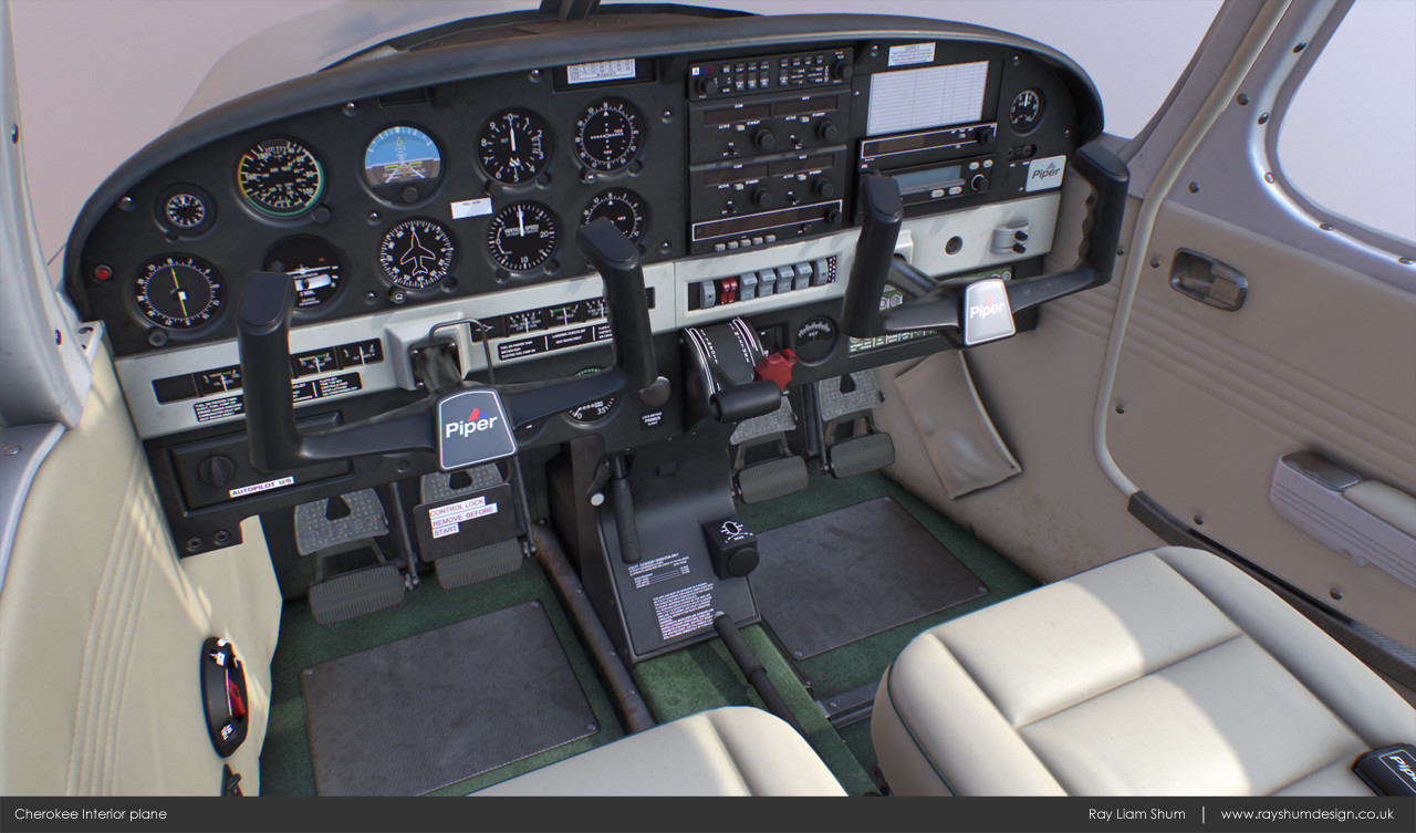 ArtStation - Cherokee interior plane