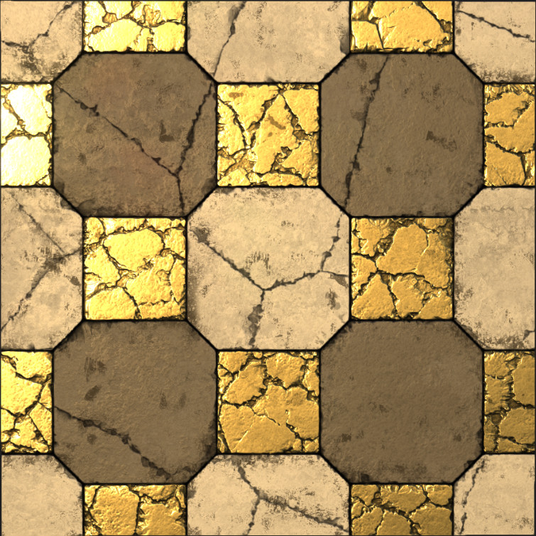 ArtStation - Ancient Floor - Substance Designer 5