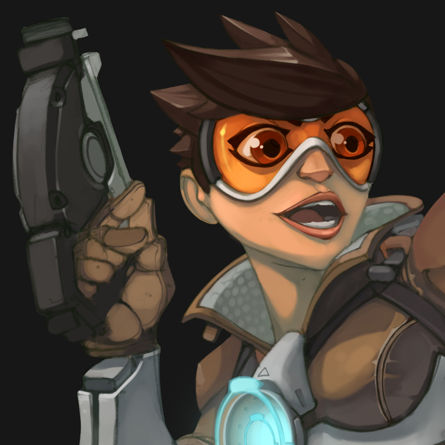 ArtStation - Overwatch Tracer Blink Action