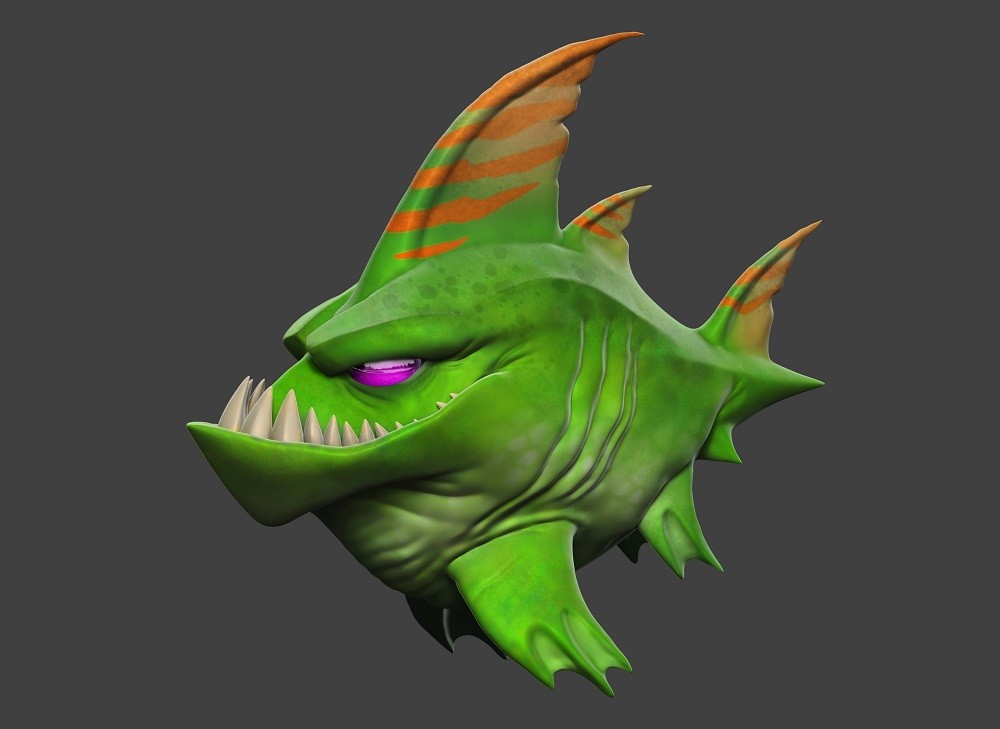 ArtStation - Creature Box - Alien Fish