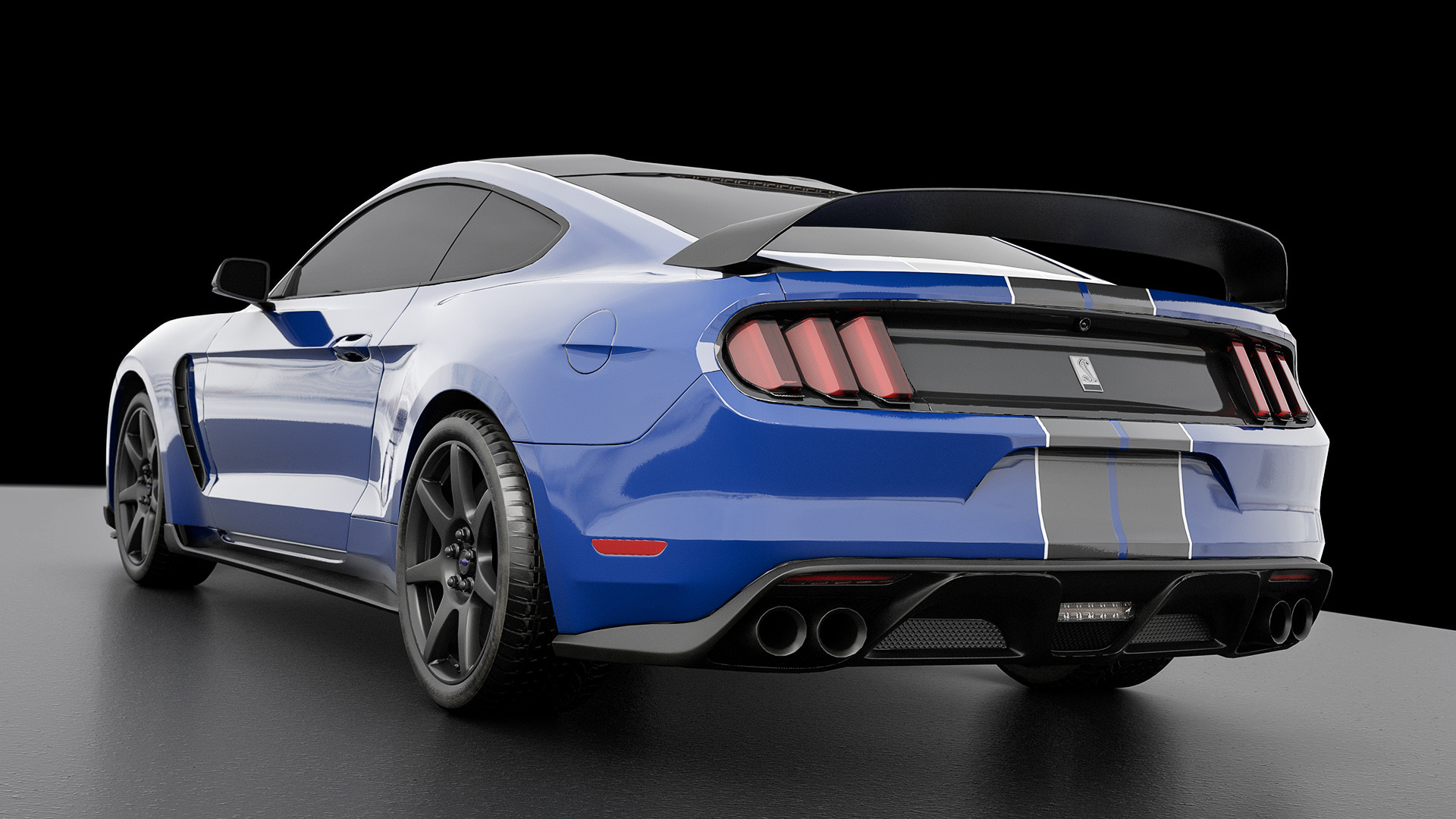 ArtStation - Ford Mustang low poly