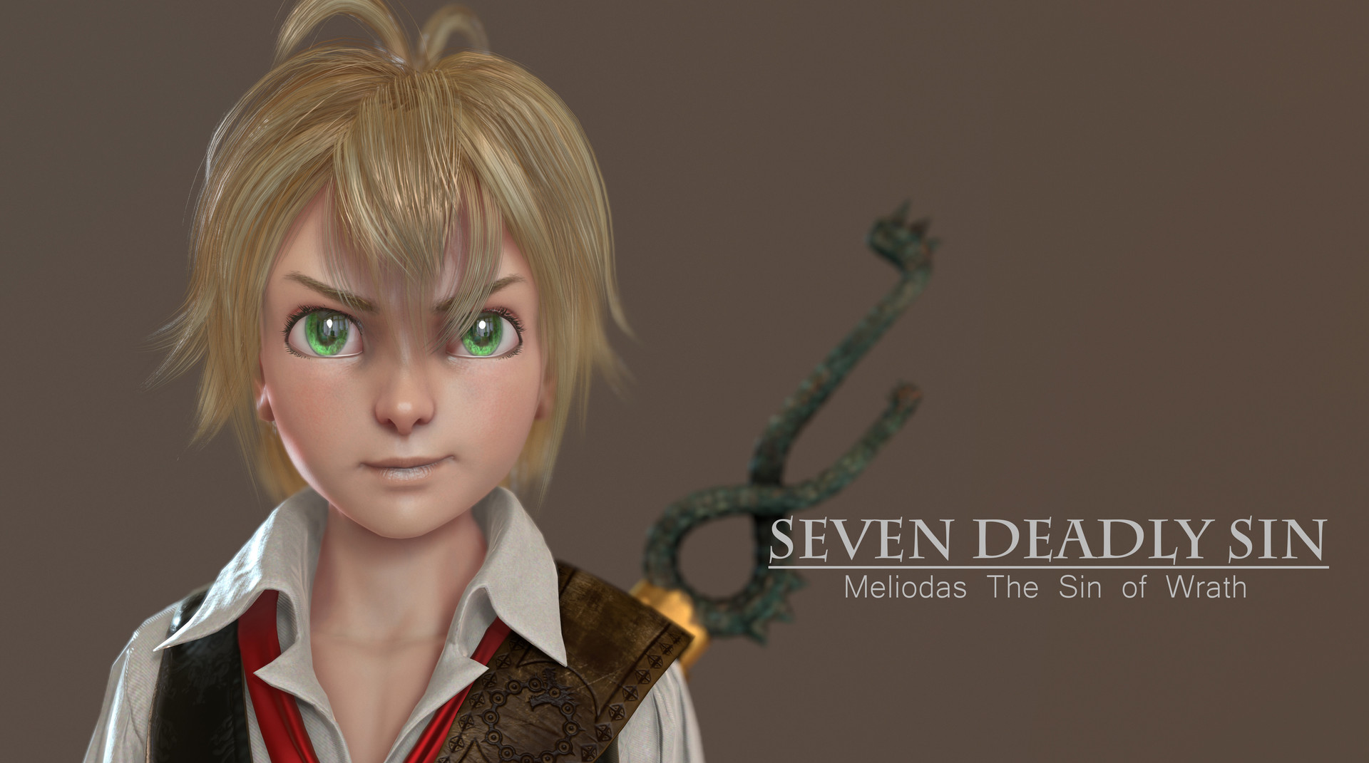 ArtStation - "The Sin of Wrath - Meliodas" Final Pass