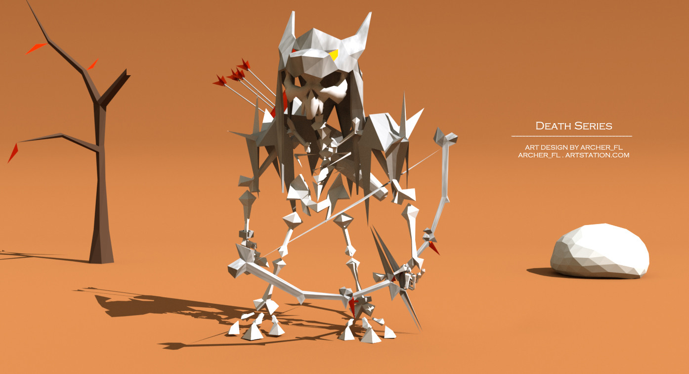 ArtStation - Concept Skeleton Hunter #1