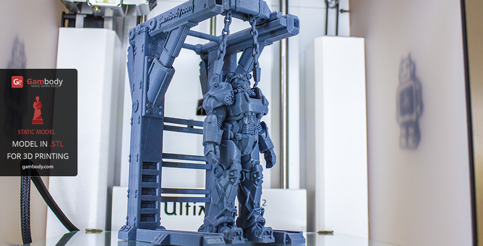 ArtStation - T-60 Power Armor 3D Model | Static Figure