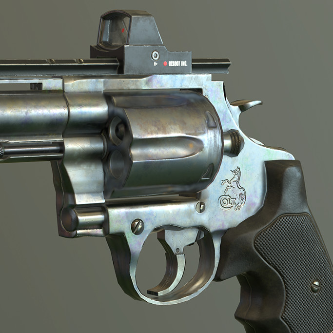 ArtStation - Colt Anaconda Realtime Model