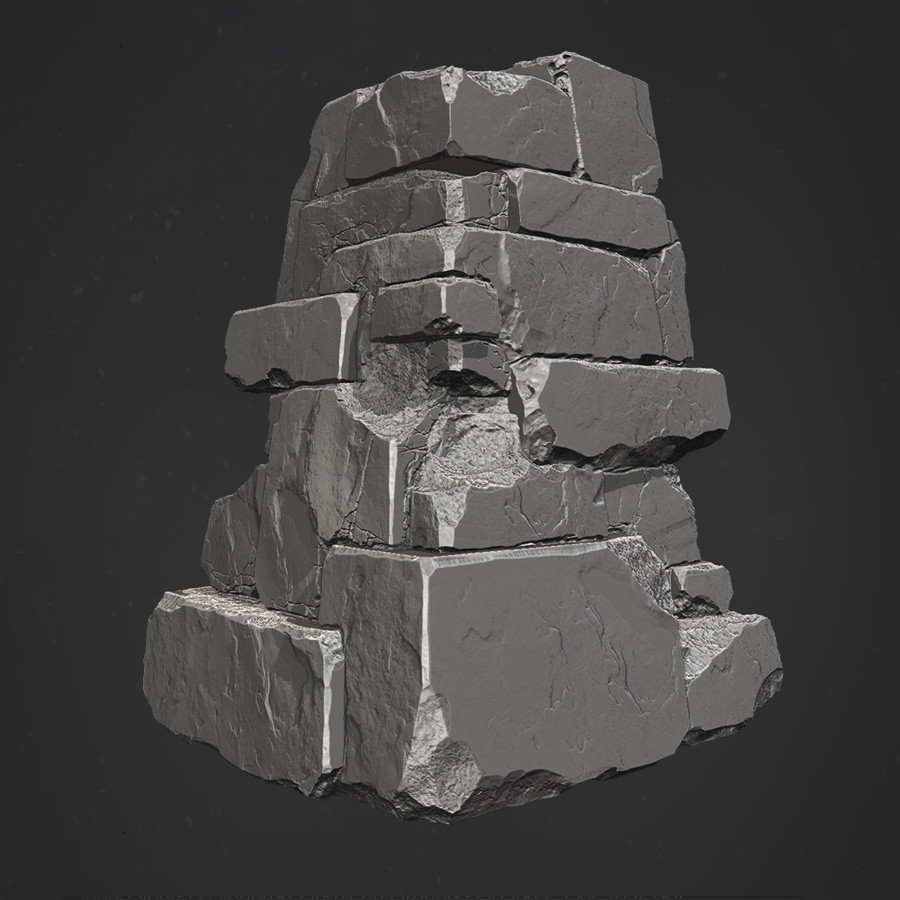 ArtStation - DOOM Hell Rocks