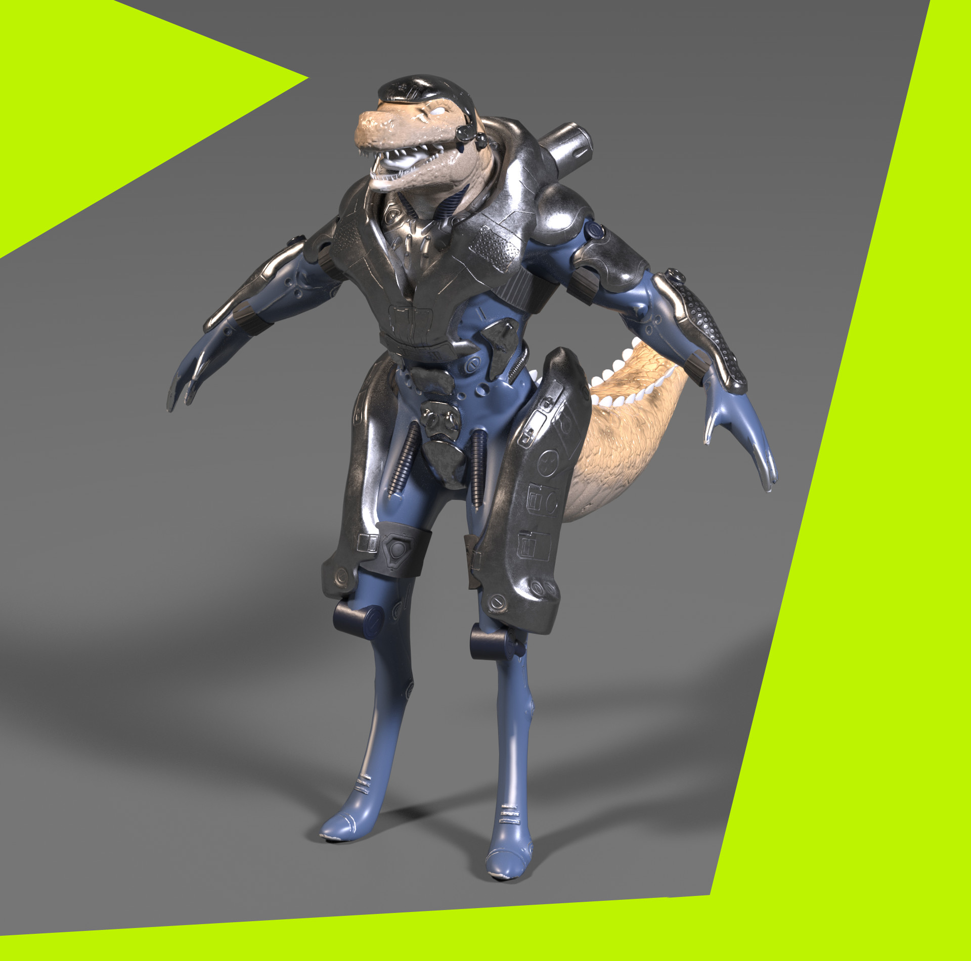 ArtStation - croc wip